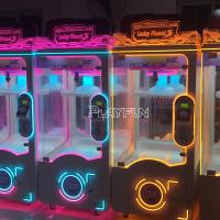 China Playfun Hot Sale Coin Operated 60 Clips Lucky Planet Clip Prize Gift Machine for Kids Clamp  Gift Machine for sale