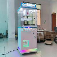 China Wholesale Coin Operated Commercial Single Lucky Wheel Exquisite Gift Mini Clip Claw Clamps Prize Doll Machine Toy for Kids for sale