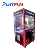 China PlayFun Commercial Coin Arcade Games Big Size 960mm Xxl Claw Prize Doll Vending Machine Pink Dream Crane Claw Game Doll Machine for sale