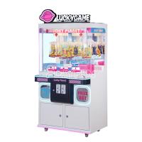 China Playfun Coin Operated 2 Players Probability Controllable Lucky Planet Clip Prize Clamp Snacks Gift Vending Game Claw Machine for sale