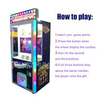 China Playfun Indoor Coin Operated Arcade Game Machine Lucky Spin Amusement Prize Rolling Gift Machine Crane Vending Game Machine for sale
