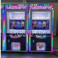 China Playfun Indoor Coin Operated Arcade Game Machine Lucky Spin Amusement Prize Rolling Gift Machine Crane Vending Game Machine for sale