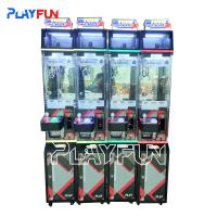 China Playfun Games Coin Operated Arcade Games Crane Vending Prize Gifts Jackpot Box Toys World Mini Claw Machine with Bill Acceptor for sale