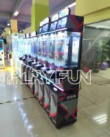 China Playfun Games Coin Operated Arcade Games Crane Vending Prize Gifts Jackpot Box Toys World Mini Claw Machine with Bill Acceptor for sale