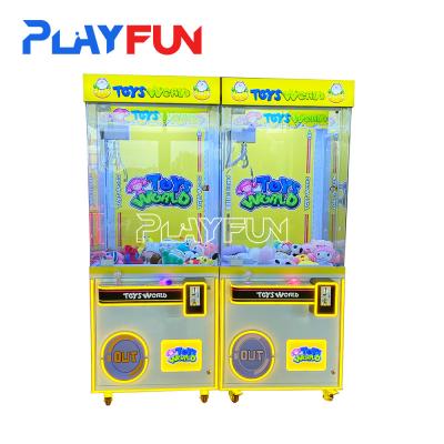 China Playfun Games New Design Prize Gifts Plush Doll Machine Arcade Game Toy Crane Claw Toys World Game Vending Machine for Sale for sale