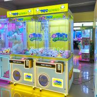 China Playfun Games New Design Prize Gifts Plush Doll Machine Arcade Game Toy Crane Claw Toys World Game Vending Machine for Sale for sale