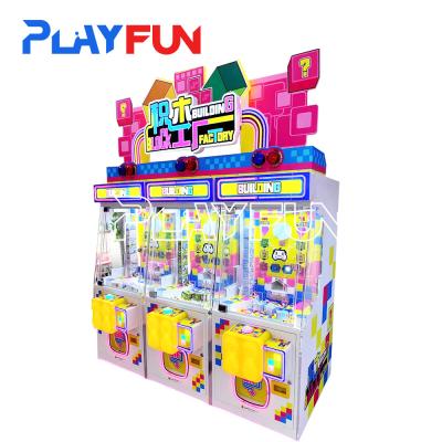 China Factory Wholesale Playfun High Income Building Blocker Arcade Pusher Prize Gift Game Machine Push Blocks Games for sale