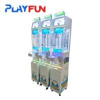 China Playfun USA Popular Toys World Magic Key Mega Mini Claw Crane Machine Doll Vending Machine with a Locker Box for sale