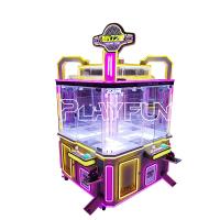 China Low Price 4 Players Coin Operated Mini Claw Crane Machine Dolls Machines Arcade Game Toy Lucky Rainbox for Game Center for sale