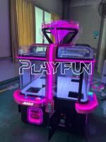 China 4 Players Bill Acceptor   Full Metal    Gift Toy Taxi  Doll Catcher Black  Claw Crane Game Prize Vending  Machine for Sale for sale