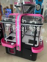 China 4 Players Bill Acceptor   Full Metal    Gift Toy Taxi  Doll Catcher Black  Claw Crane Game Prize Vending  Machine for Sale for sale