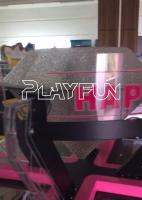 China 4 Players Bill Acceptor   Full Metal    Gift Toy Taxi  Doll Catcher Black  Claw Crane Game Prize Vending  Machine for Sale for sale