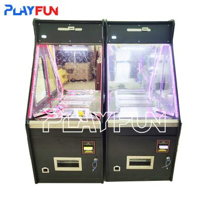 China PlayFun USA Popular Quarter Full Black Coin Operated Bonus Hole Coin Pusher Arcade Game Coin Pusher Machine with Bill Change for sale
