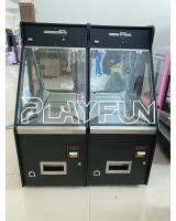 China PlayFun USA Popular Quarter Full Black Coin Operated Bonus Hole Coin Pusher Arcade Game Coin Pusher Machine with Bill Change for sale