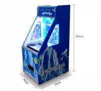 China PlayFun USA Popular Quarter Full Black Coin Operated Bonus Hole Coin Pusher Arcade Game Coin Pusher Machine with Bill Change for sale