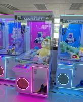 China PlayFun Hot Sales Lucky Gift Coin Operated Plush Toy Doll Arcade Claw Crane Machine for Sale for sale