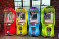 China Playfun Manufacturers Wholesale Super Box 2 Catch Dolls Claw Machine Colorful Plush Toy Claw Crane Machine for sale