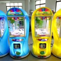China Playfun Manufacturers Wholesale Super Box 2 Catch Dolls Claw Machine Colorful Plush Toy Claw Crane Machine for sale