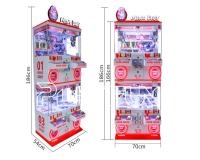 China Customized logo Mini Claw Crane Games Boutique Prize Game Mini Baby Good Show 4 Players Mini Baby Claw Machine for Sale for sale