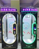 China Playfun Coin Operated Pink Date Machine Cut 2 Win Prize Game Machine Big Stuffed Toys Scissors Game Machine for sale