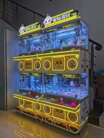 China Playfun    New Lightful  Happy House 4 Players Good Show   Boutique Doll Machine Coin Catch  Toy Crane Game Machines for sale