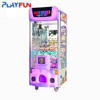 China Playfun Factory Direct Sale Crazy Toys 3 Prize Crane Claw Coin Operated Game Machine Bonus Game Console for sale