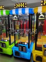 China New Hot Sale Playfun Super Shop Mini Crane Claw Machine    Coin-operated Game Toy Grab Machine for sale