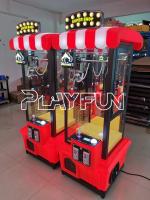 China New Hot Sale Playfun Super Shop Mini Crane Claw Machine    Coin-operated Game Toy Grab Machine for sale