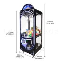 China Playfun Black Metal Full Mounted or Unmounted Shopping Mall Cheap Arcade Prize Gift Game Crane Claw Machine for sale