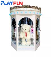 China Coin-operated Intelligent Automatic Cutting Prize Fortune Castle 6 Players Cut & Win Cutter  Scissors Gift Machine for sale