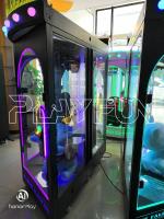 China Coin-operated Intelligent Automatic Cutting Prize Fortune Castle 6 Players Cut & Win Cutter  Scissors Gift Machine for sale