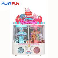 China Coin Operated Small Gift Happy Sweetbaby Prize Snacks Prize Easy Win Every Time Game Machine Drinks Vending Machine for sale