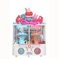 China Coin Operated Small Gift Happy Sweetbaby Prize Snacks Prize Easy Win Every Time Game Machine Drinks Vending Machine for sale