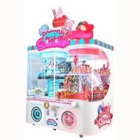 China Coin Operated Small Gift Happy Sweetbaby Prize Snacks Prize Easy Win Every Time Game Machine Drinks Vending Machine for sale