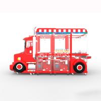 China Brazil Popular Coin-operated 6 Players 8-10 cm Stuffed Animal Toys Doll Gift Christmas Truck Crane Claw Game  Vending Machine for sale