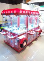 China Brazil Popular Coin-operated 6 Players 8-10 cm Stuffed Animal Toys Doll Gift Christmas Truck Crane Claw Game  Vending Machine for sale