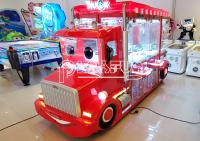 China Brazil Popular Coin-operated 6 Players 8-10 cm Stuffed Animal Toys Doll Gift Christmas Truck Crane Claw Game  Vending Machine for sale