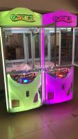 China Playfun Hot-Sale Commercial Amusement Park Token Bill Coin-Operated Child Crazy Toy 2 Crane Claw Vending Gift Game Machine for sale