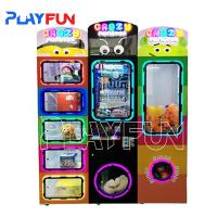 China Latest Hot Selling Coin-operated Kids Aldults Shopping Mall Carnival  Snack Man 6 Box Bill Acceptor Present Gift Vending Machine for sale