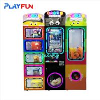China Latest Hot Selling Malls Kids CRAZY BALL MONSTER Claw Gift Coin Operated Grabber Vending Game Machine for sale
