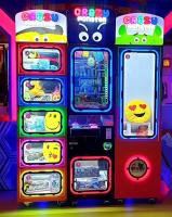 China Latest Hot Selling Malls Kids CRAZY BALL MONSTER Claw Gift Coin Operated Grabber Vending Game Machine for sale