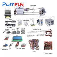 China Brazil Popular Bill Acceptors Big Small Toy Catcher Grabber Crane L Claw Kits Components Prize Vending Arcade Games Machines for sale