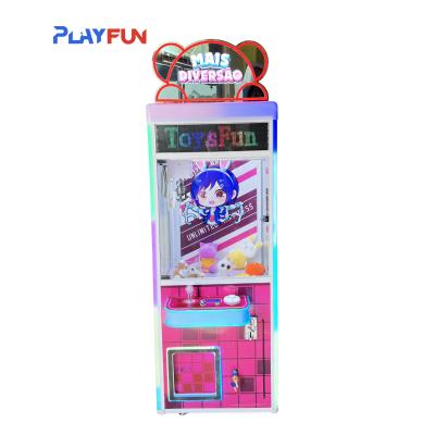 China Mini Bear with LED display Claw Machine Small Children Toy Crane Claw Machine Bill Banknote Coin Operated Prize Machine for sale