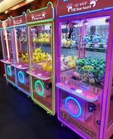 China Factory Cheap Custmozied Commercial Stuffed Animals Bear Doll Toys Coin Operated Park Grabber Arcade Game Crane Claw Machine for sale