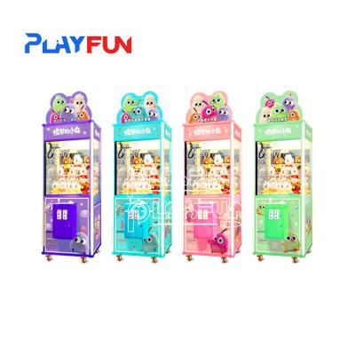 China Popular Coin Operated Arcade Crane Dolls Toy Pusher Claw Machine for Sale for sale