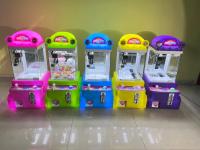 China Wholesale Cheap Coin Operated Colorful Plastic Toys Candy Super Tank Toy Gift Dolls Grabber Mega Crane Mini Claw Machine Toys for sale