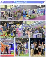 China Playfun Coin Operated Toys Candy World Mini Claw Game Machine with Cash Bill Acceptor accept Customize for sale