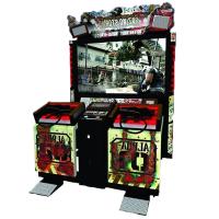 China Indoor Entertainment Coin Operated 55 Inch Razing Storm Shooting Game Machine for sale