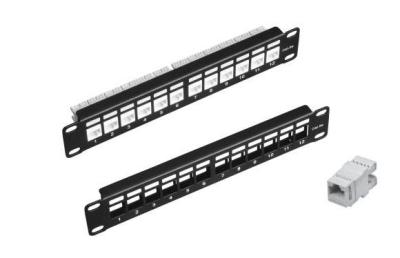 China 10 Inch 12 Ports Patch Panel for sale