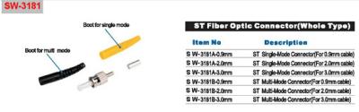 China ST Fiber optic connector (whole Type) for sale